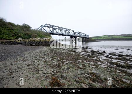 Padstow Cornwall UK 11 27 2022 Little Petherick Creek built 1899 three ...