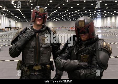 Judge Dredd cosplay Stock Photo - Alamy