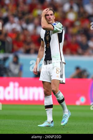 Al Chau, Qatar. 27th Nov, 2022. Soccer, World Cup 2022 in Qatar, Spain ...