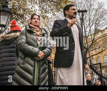 The father of Malala Yousafzai, Ziauddin Yousafzai, speaks during a ...