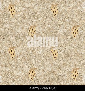 Brown linen strawberry vintage seamless pattern. Cottagecore marl retro ...