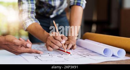 Professional architect designer structural engineer team colleagues ...