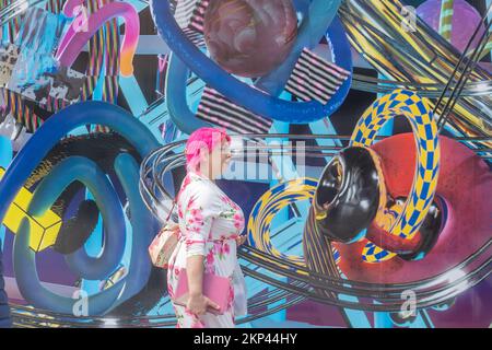 Adelaide, Australia. 28 November 2022. Six Extinctions exhibition ...