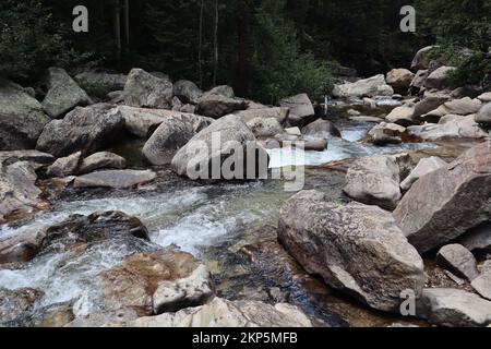 The rocky whitewater rapids along the Roaring Fork River near Aspen, Colorado Stock Photo - Alamy