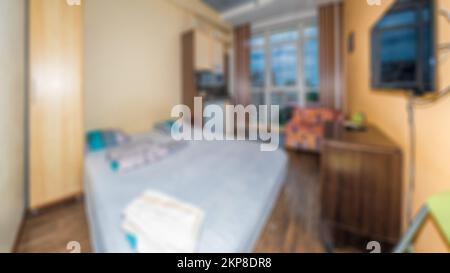 Abstract Defocused and Blured interior of modern studio room Interior ...
