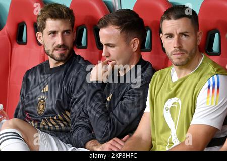 from left Christian Guenter, goalkeeper Daniel Heuer Fernandes (HSV ...