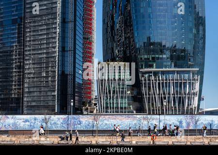 Sydney, Australia, 11th October, 2022. General views of the Barangaroo ...