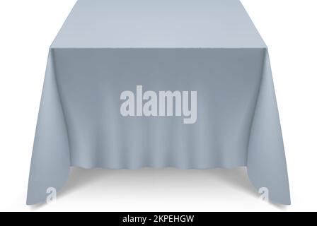 Empty Big Banquet Table Covered with Yellow Tablecloth Stock Vector ...