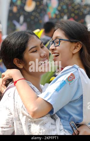 A student of Viqarunnisa Noon School and College shares the joy of ...
