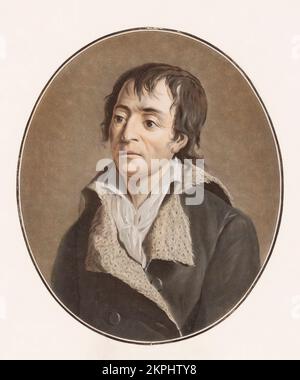 Portrait of Jean-Paul Marat (1743-1793), Politician, David d'Angers ...