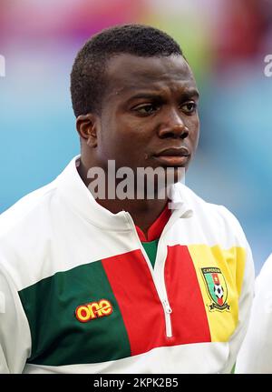 Tolo Nouhou of Cameroon during the FIFA World Cup Qatar 2022 match ...