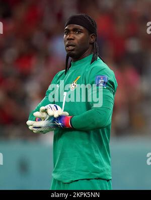 Lawrence Ati Zigi during the FIFA World Cup Qatar 2022 Group H match ...