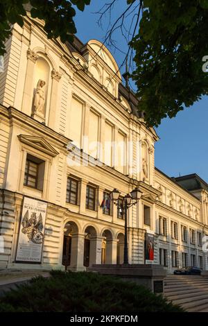 SOFIA, BULGARIA - JULY 30, 2021: Amazing Sunset panoramic view of ...