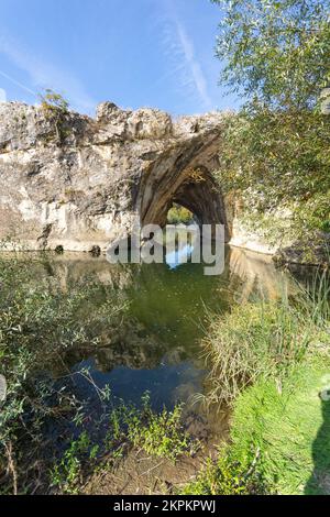 Amazing Landscape of Vit river, passing near village of Aglen, Lovech ...