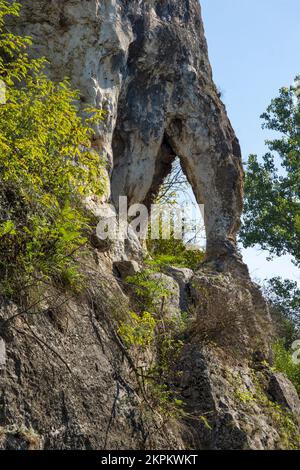 Amazing Landscape of Vit river, passing near village of Aglen, Lovech ...