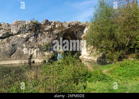 Amazing Landscape of Vit river, passing near village of Aglen, Lovech ...