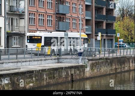 De Lijn Flemish Region bus in Strombeek Bever, Flanders, Belgium 8 June ...