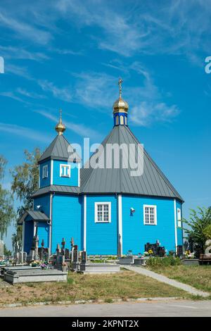 Orthodox church in Parcewo, Gmina Bielsk Podlaski, within Bielsk County ...