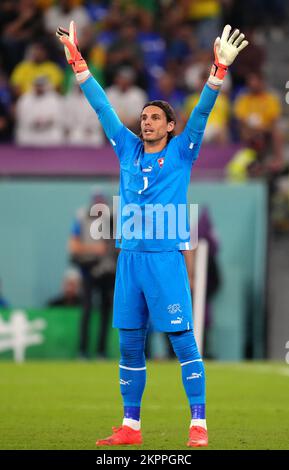 Switzerland goalkeeper Yann Sommer during the UEFA Euro 2024 Group A ...