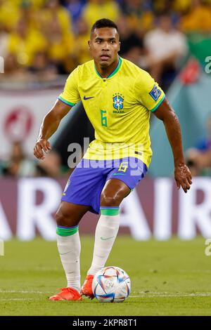 DOHA - Alex Sandro of Brazil during the FIFA World Cup Qatar 2022 group ...