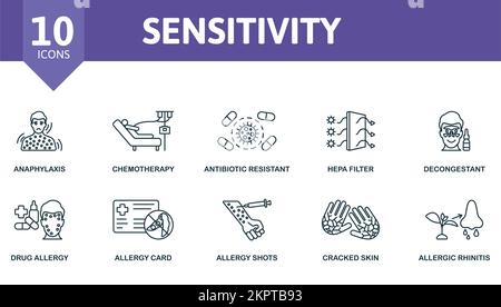 Chemotherapy icon. Monochrome simple Allergy icon for templates, web ...
