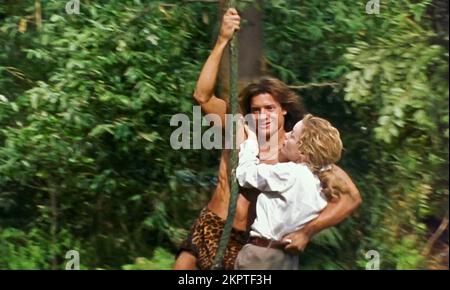 USA.Brendan Fraser and Leslie Mann in a scene from (C)Buena Vista ...