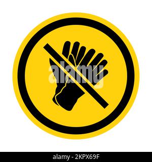 Do not wear gloves,Please take off the gloves Stock Vector Image & Art ...