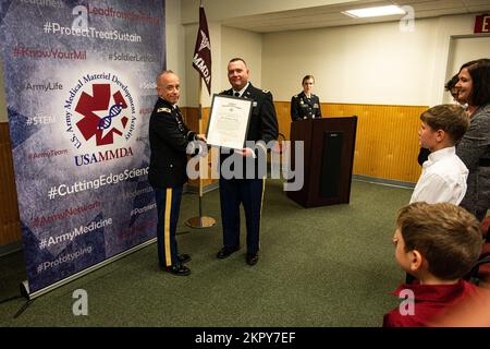 Col. Andy Nuce, Commander of the U.S. Army Medical Materiel Development ...