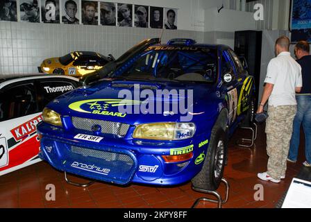 Inside of a Subaru impreza rally car scooby Stock Photo - Alamy