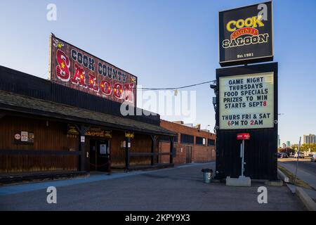 Edmonton Stratchona historical district Stock Photo - Alamy