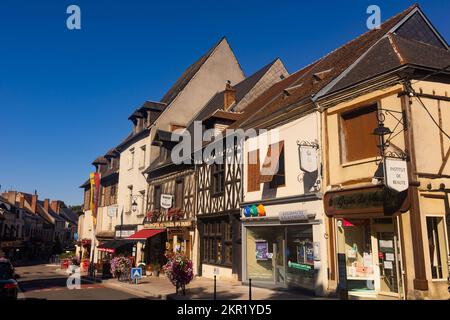 AUBIGNY-SUR-NERE, FRANCE - AUGUST 11, 2022: Summer landscape with a ...
