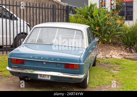 1969 model Hillman Hunter saloon sedan car made by Rootes Arrow in the ...