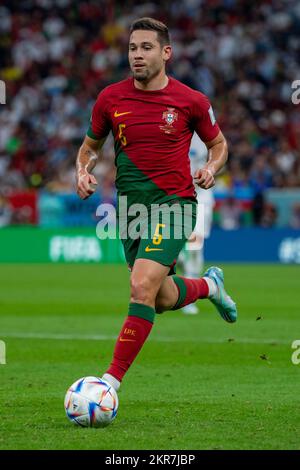 Raphael Guerriero of Portugal l during the FIFA World Cup Qatar 2022 ...