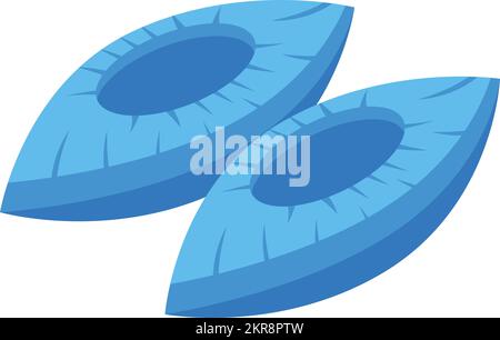 Plastic shoe cover icon isometric vector. Hospital boot. Uniform ...