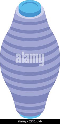 Arm fit espander icon isometric vector. Fitness gym. Elastic trainer ...