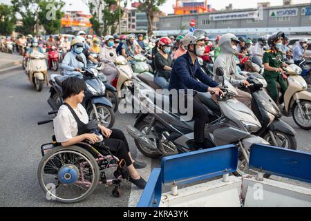 Hanoi, Vietnam. 26th Sep, 2022. Hieu Luu, who works for the UN as a ...