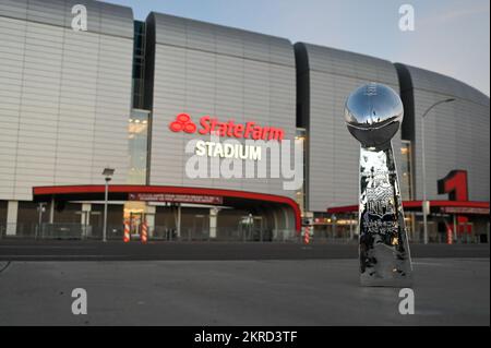 A general overall view of State Farm Stadium, the site of the CFP ...
