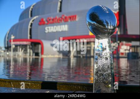 A general overall view of State Farm Stadium, the site of the CFP ...