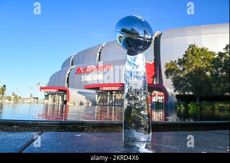 A general overall view of State Farm Stadium, the site of the CFP ...
