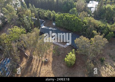 General overall view of the Donda Academy school, a private school ...