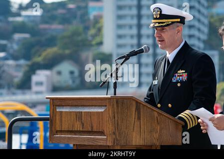 YOKOSUKA, Japan (Nov. 18, 2022) - CDR Tyler Scharar, public works ...