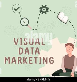 Conceptual caption Visual Data Marketing, Internet Concept Use images ...