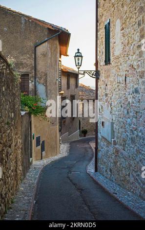 Amelia (Italy) - A view of nice historical center in stone with ...