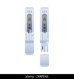 TDS - Total Dissolved Solids. Testing your water. Vector stock ...