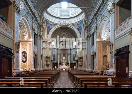peter and paul main church, verdello, italy Stock Photo - Alamy