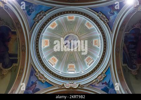 peter and paul main church, verdello, italy Stock Photo - Alamy