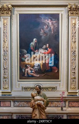 peter and paul main church, verdello, italy Stock Photo - Alamy