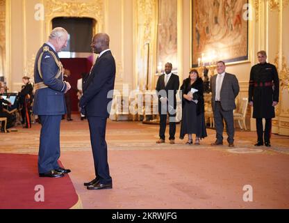 Gary Bennett, Patron of Show Racism The Red Card, after being made a ...