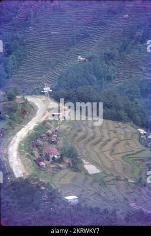 In hills, step farming, also known as terrace farming, is prevalent to ...