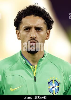 Marquinhos of Brazil in action during the FIFA World Cup 2026 Group C ...